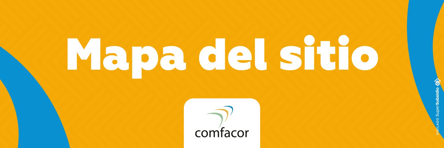 Mapa del sitio - Comfacor
