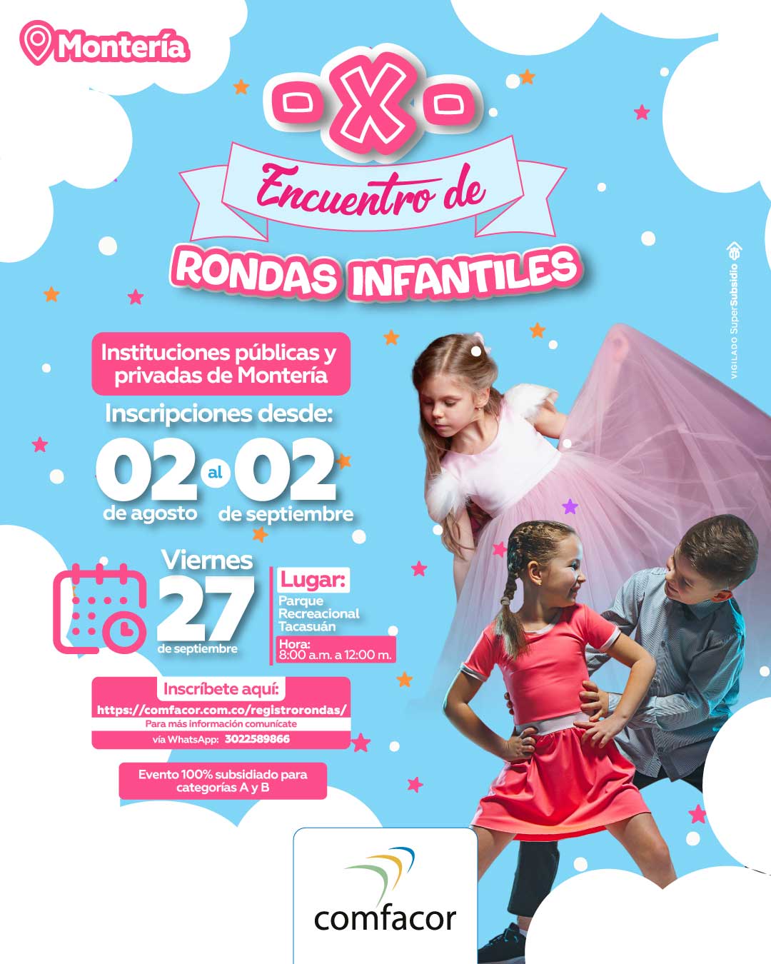 Rondas infantiles registro - Comfacor